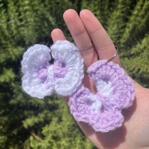 Handmade Crochet Matching Butterfly Keychains - Etsy