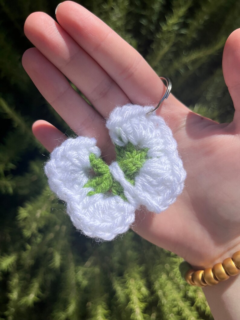 Handmade Crochet Matching Butterfly Keychains - Etsy