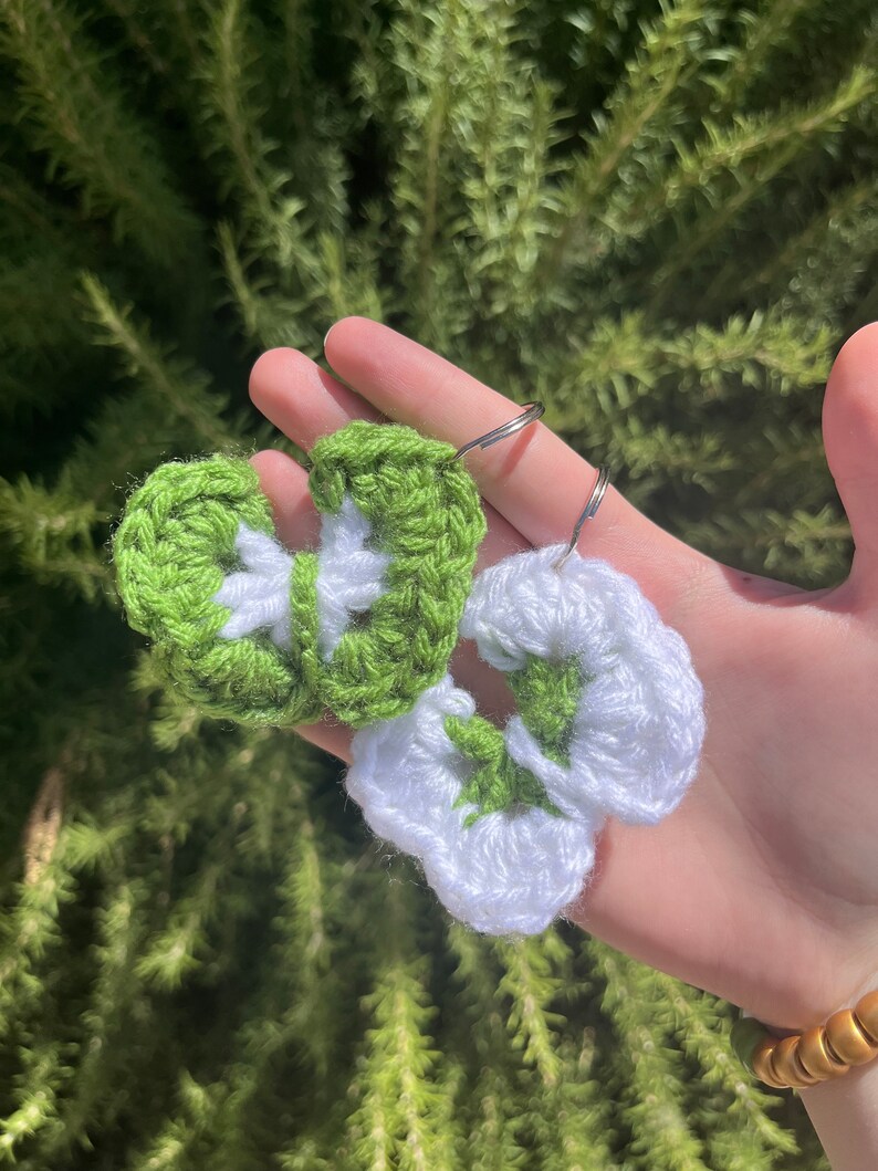 Handmade Crochet Matching Butterfly Keychains - Etsy