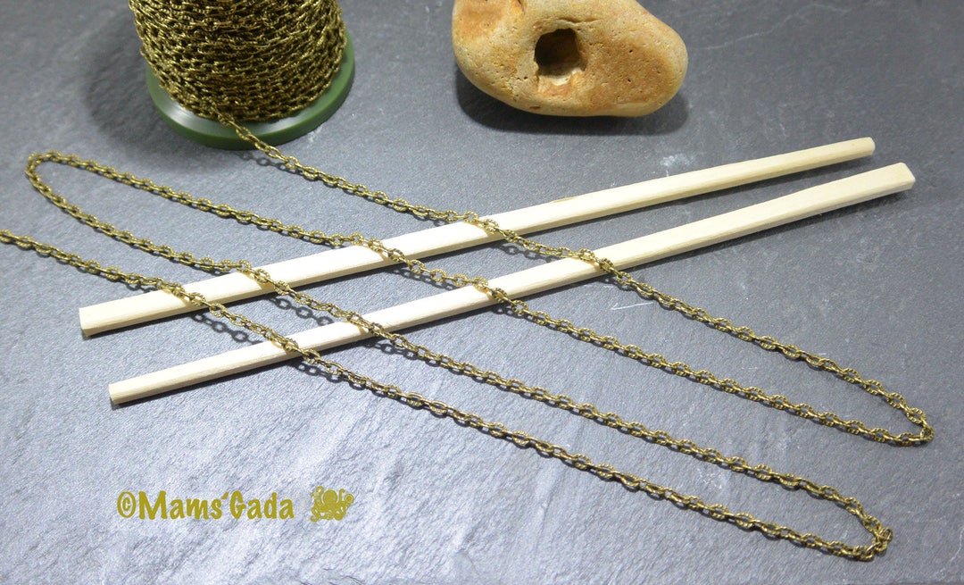 Hammered/chiseled Cable/forçat Chain Links 4mmx 3mm Bronze Color - Sold ...