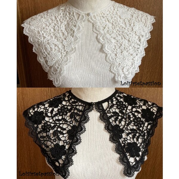 Cream Lace Collar - Etsy