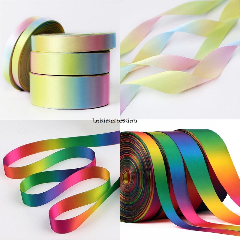 Rainbow Ribbon - Etsy