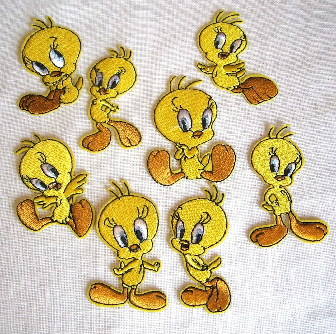 Iron-on Patch Badge - CANARI TITI JAUNE Cartoon Collection ** Model of ...