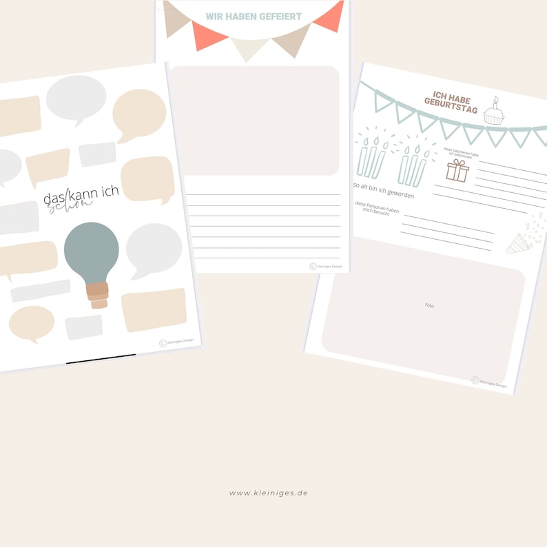 100 Portfolio Vorlagen für den Kindergarten, Kita und Krippe U3 / Ü3 ...