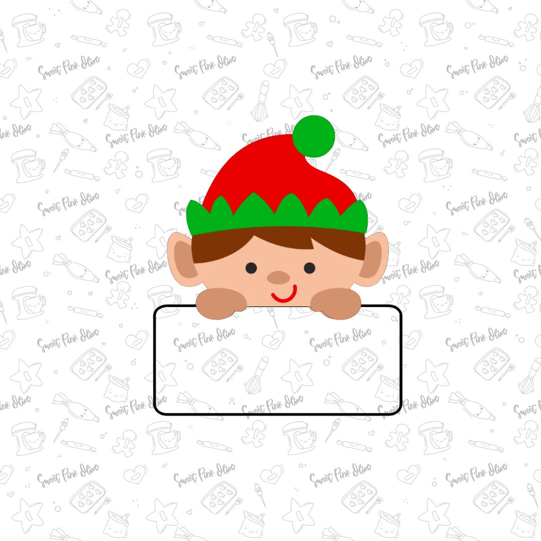 Elf Plaque Cookie Cutter - Etsy