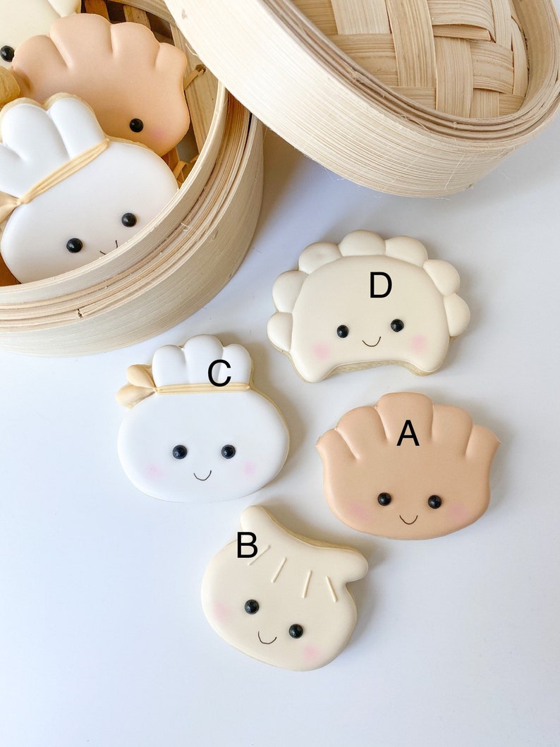 Dumpling D, Dim Sum Cookie Cutters, Chinese Food, Brunch, Fondant and ...