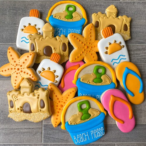 Beach Day Cookie Cutter Set - Etsy