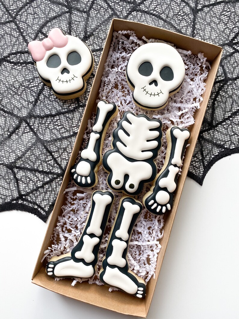Halloween Build a Skeleton Cookie Cutter Set, Fondant and Playdoh ...