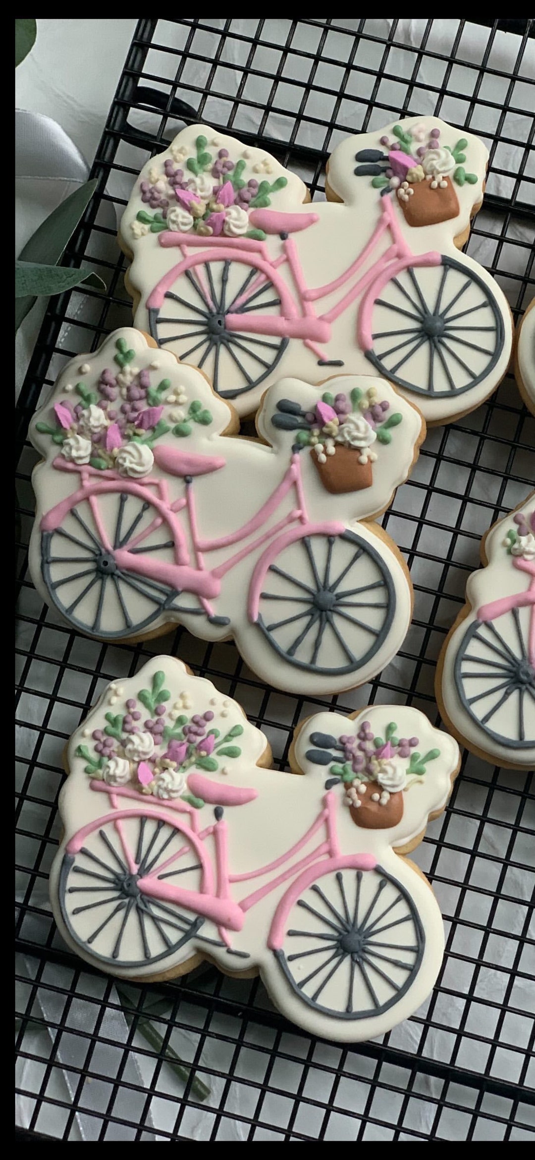 Floral Bicycle Cookie Cutter, Fondant and Playdoh Cutters Too! - Etsy