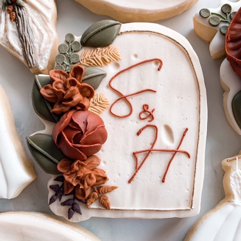 Floral Plaque Cookie Cutter - Etsy