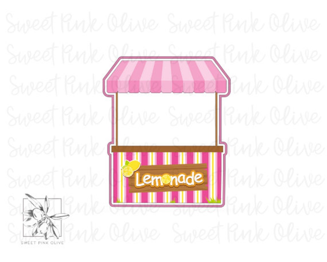 Lemonade Stand #2 Cookie Cutter, Fondant and Playdoh Cutters Too! Build ...