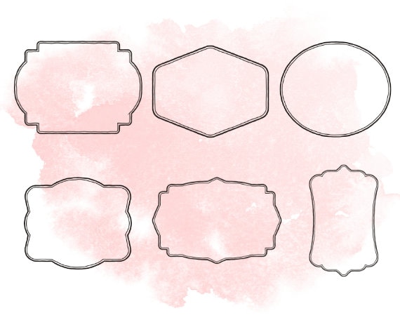 Plaque Cookie Cutters Set 2 Build Your Own Set Custom Cookie - Etsy