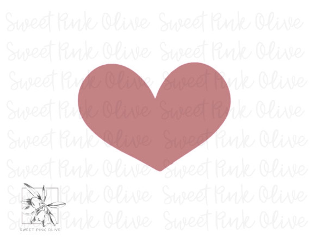 Chubby Heart Cookie Cutter, Build Your Own Set, Fondant and Playdoh ...