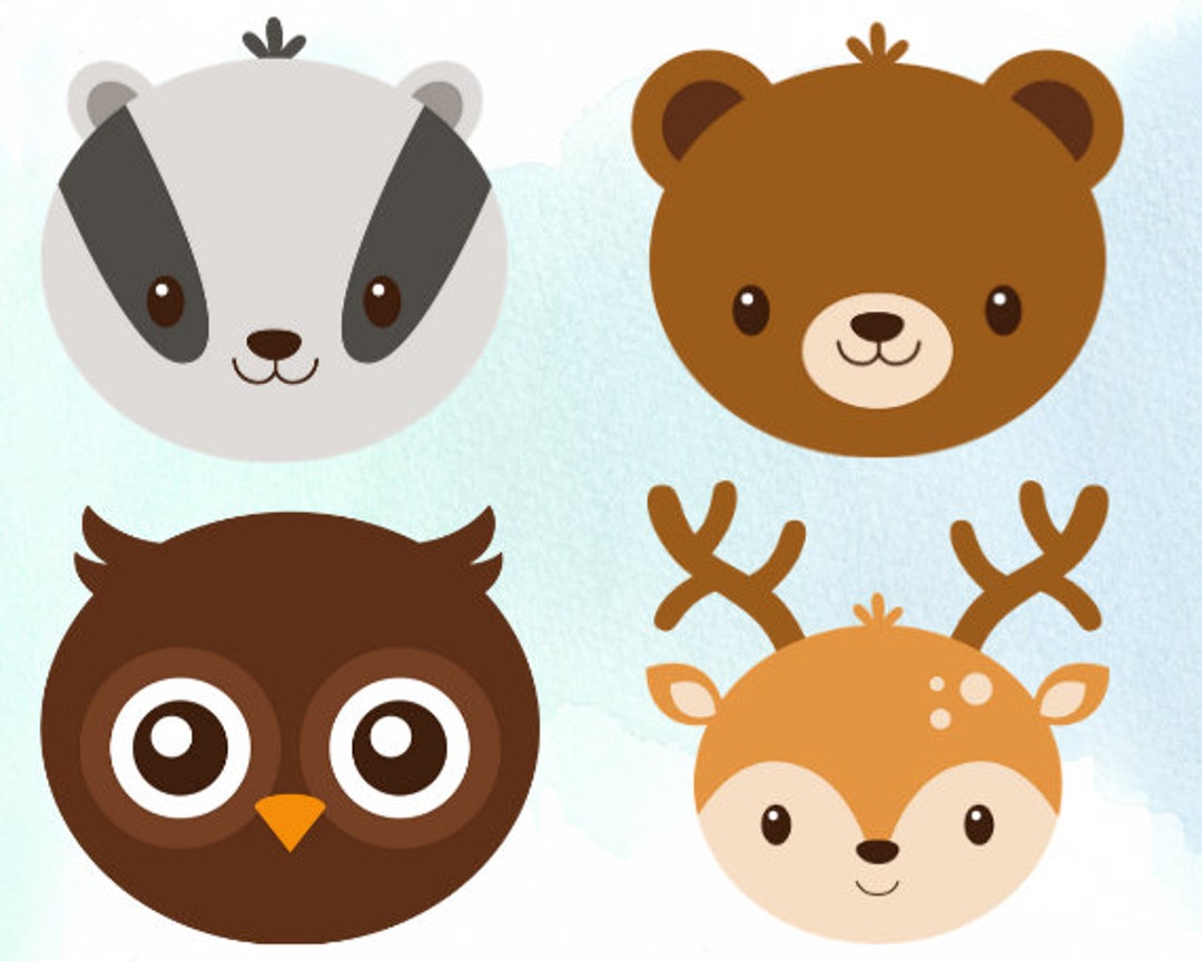 Woodland Animals Cookie Cutters, Badger, Bear, Owl and Deer Cutters ...
