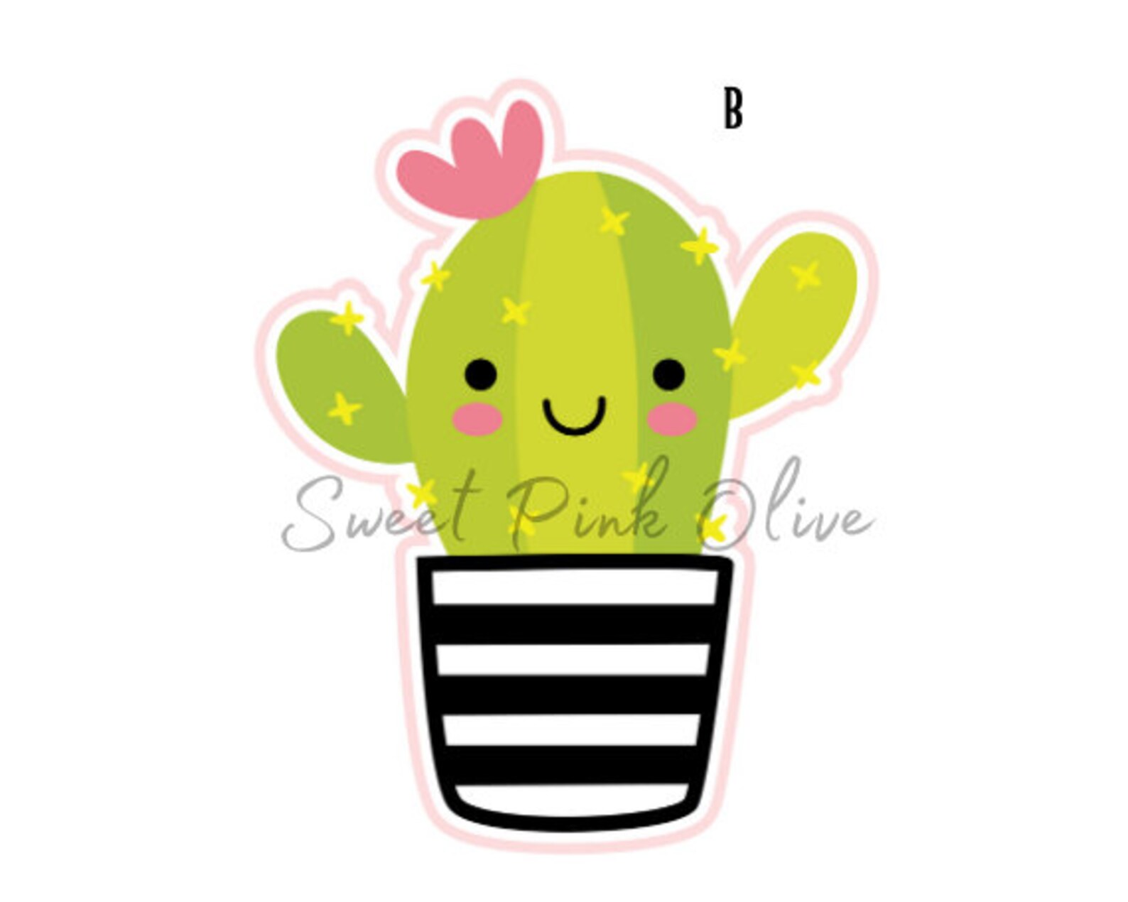 Cute Bubbly Cactus Cookie Cutter Set, Fondant and Playdoh Cutters Too ...