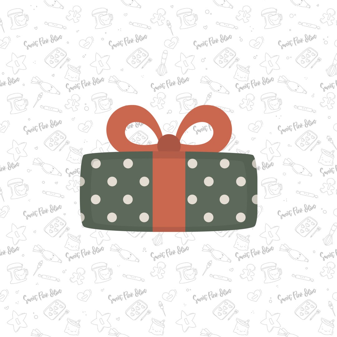 Gift Box 2 Cookie Cutter - Etsy