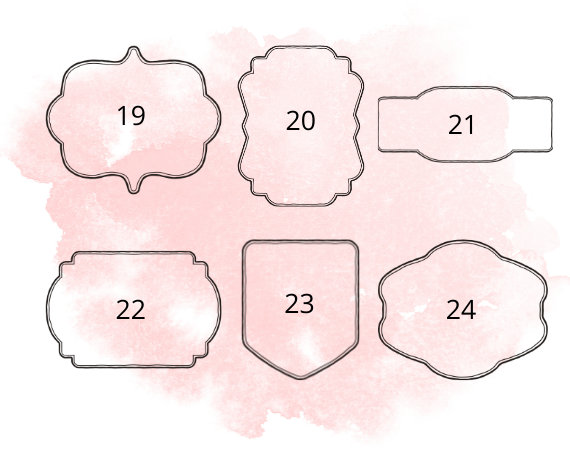 Plaque Cookie Cutters Set 2 Build your own set Custom Cookie | Etsy