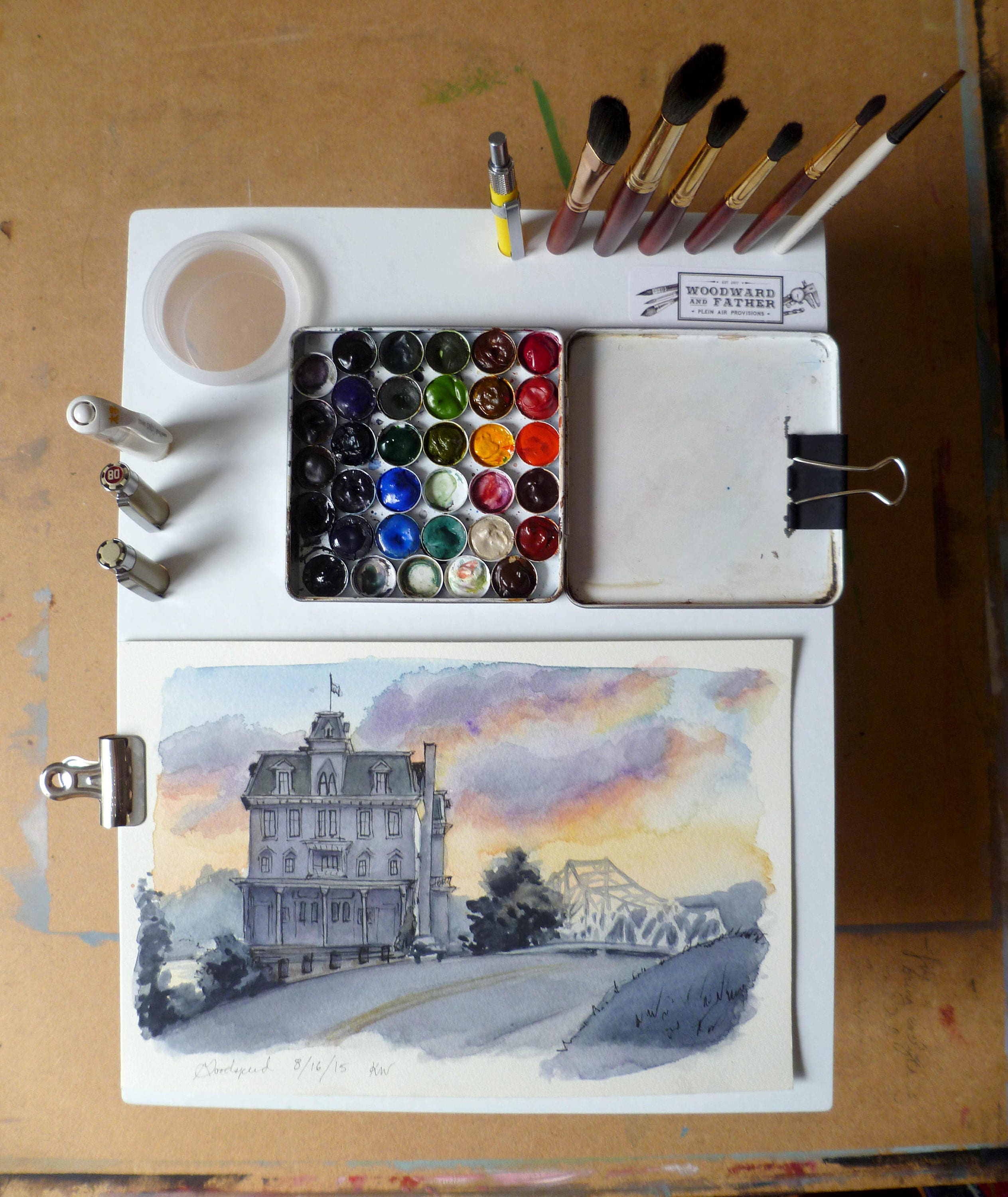 Original Sketch Board - 9.5"x12" - Etsy