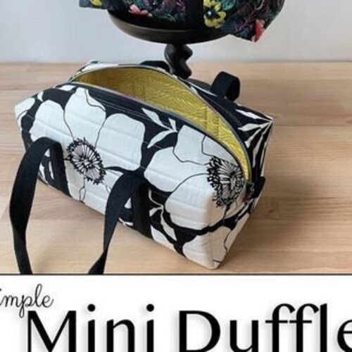 Simple Mini Duffle Pattern pattern Only From Bodobo Bags by - Etsy