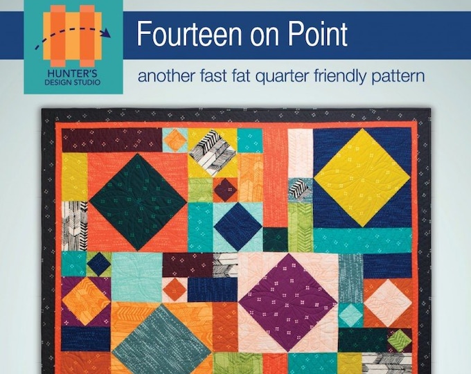 Fourteen on Point Quilt Pattern From Hunter's Design Studio - Etsy