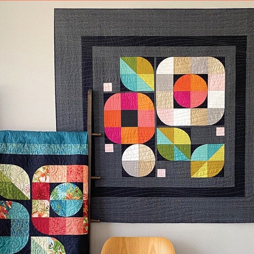 Mod Flower Box Quilt Pattern From Robin Pickens - Etsy