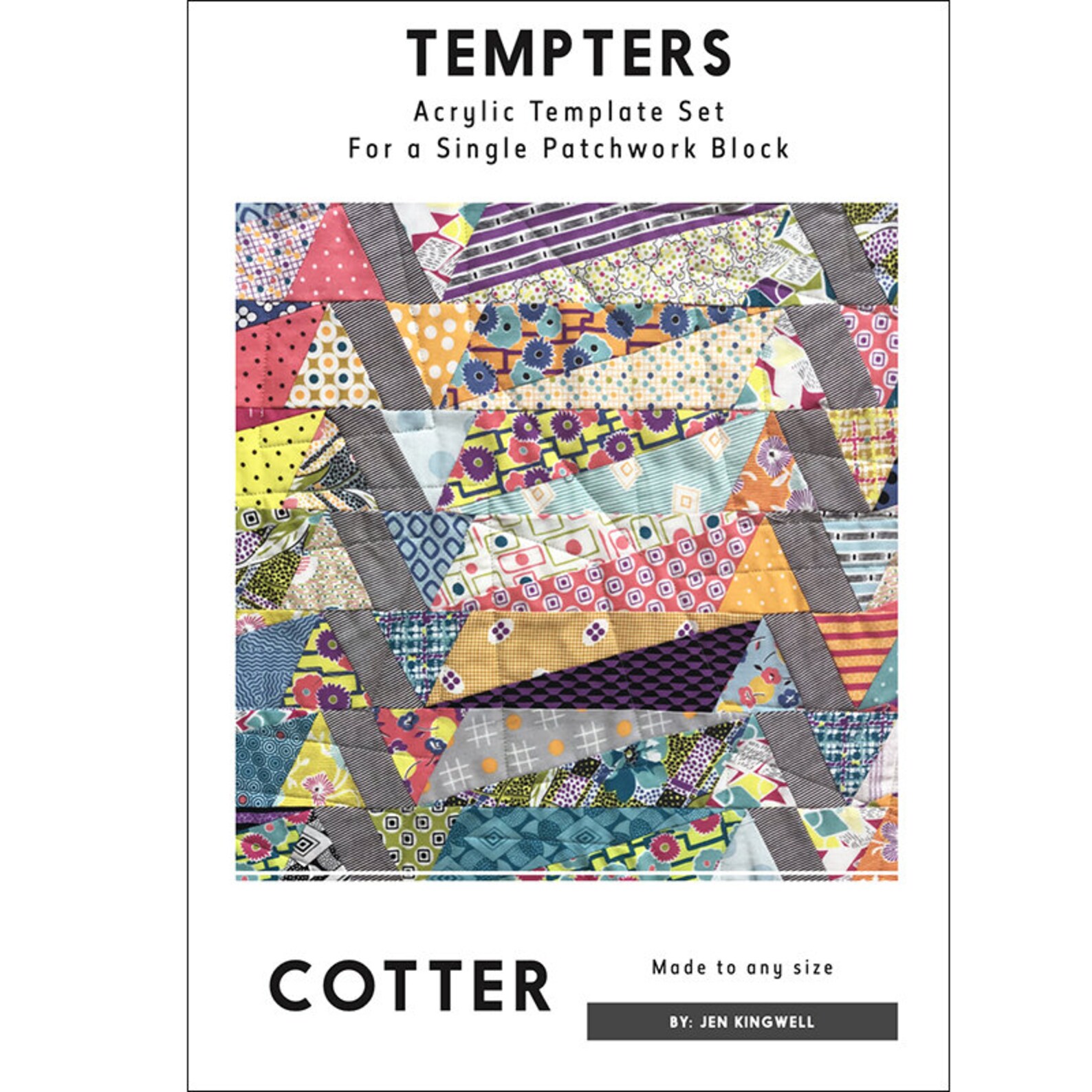 Tempters Cotter Quilt Block Template Set From Jen Kingwell - Etsy