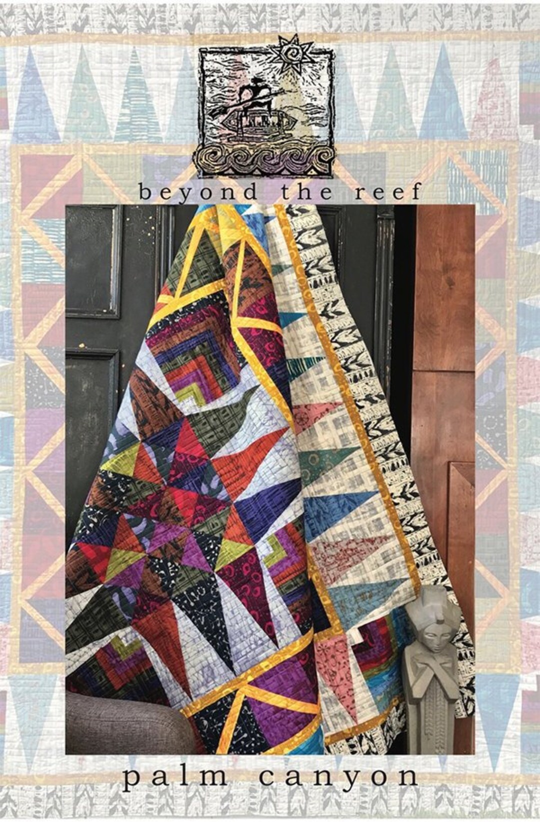 Palm Canyon Quilt Pattern From Beyond the Reef - Etsy