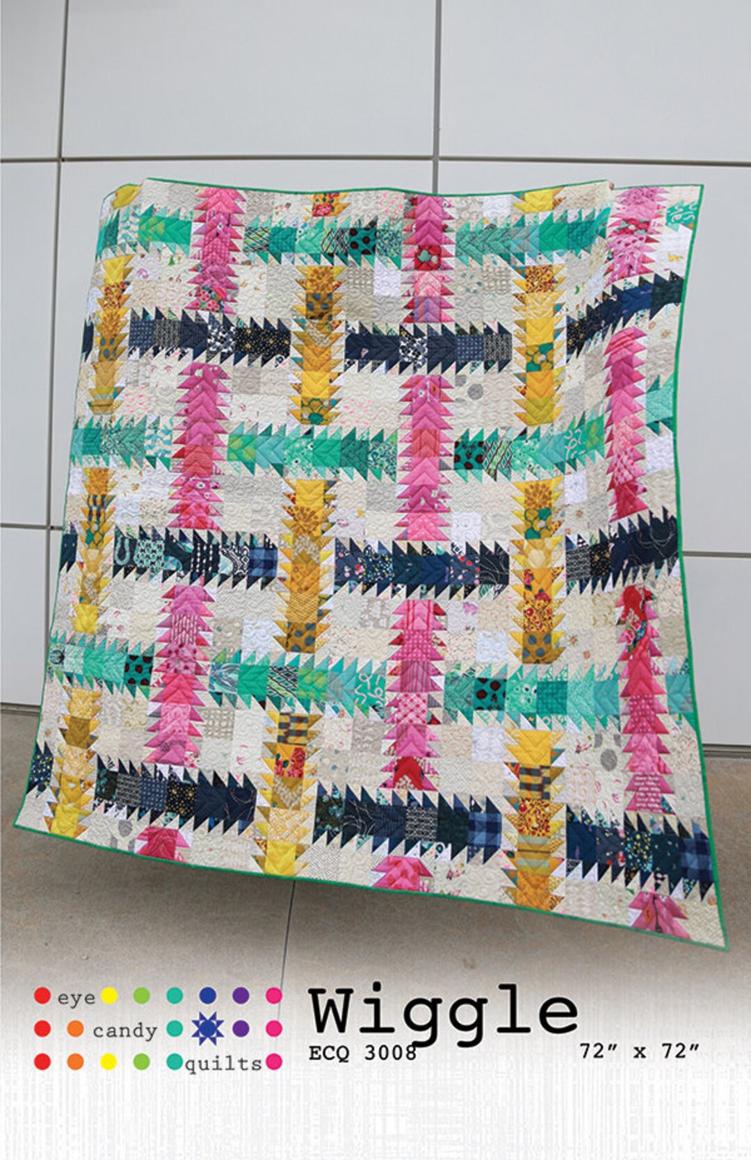 Wiggle Quilt Pattern From Eye Candy Quilts - Etsy