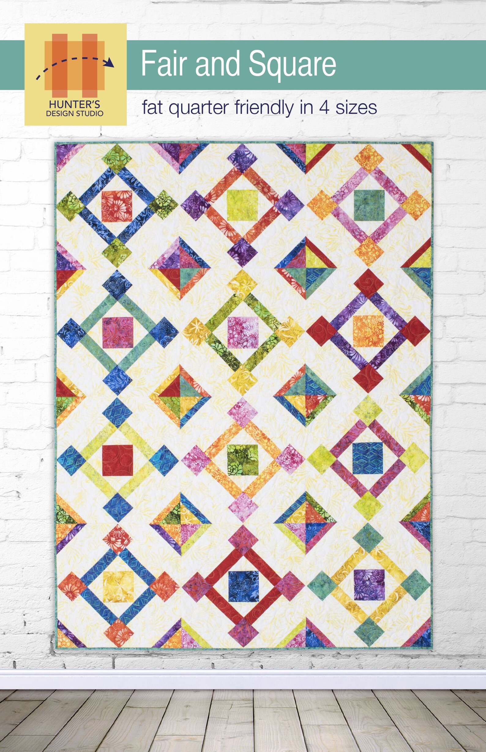 Fair and Square Quilt Pattern by Sam Hunter for Hunter's Design Studio ...