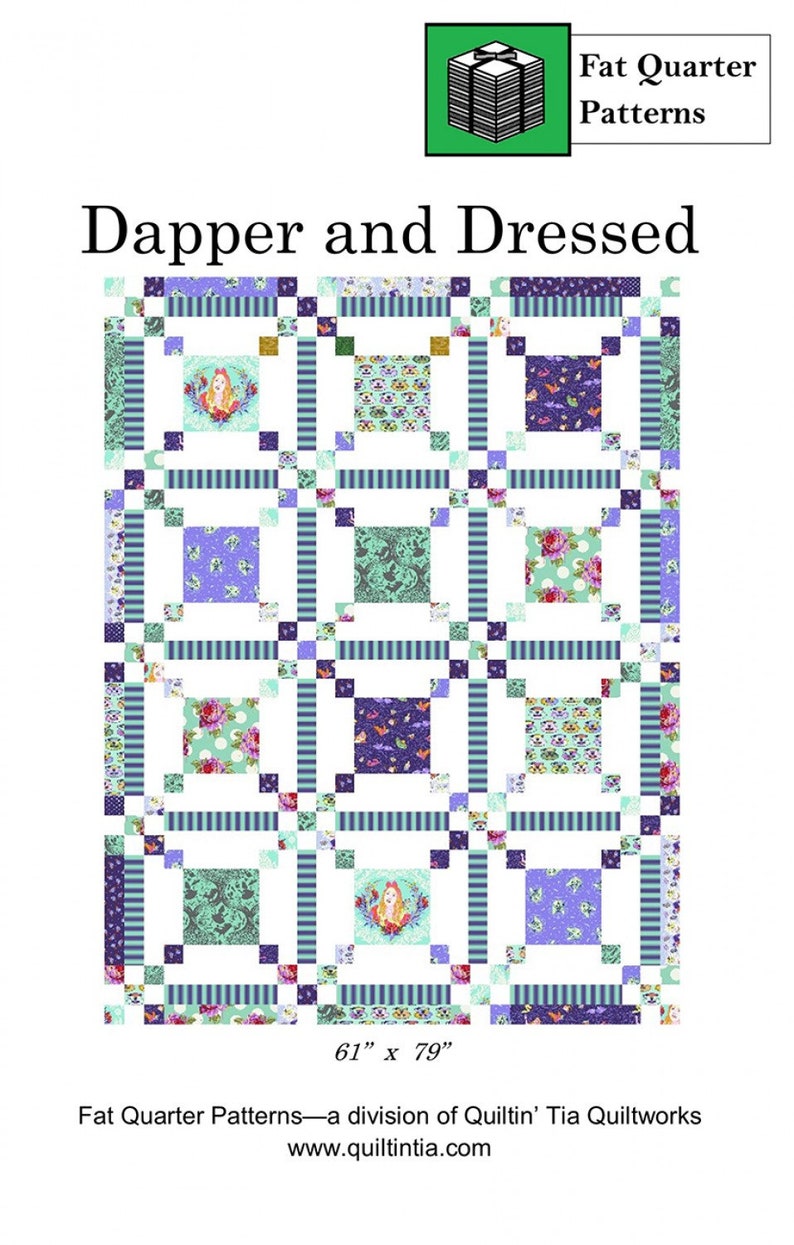 Dapper and Dressed Quilt Pattern From Quiltin' Tia - Etsy