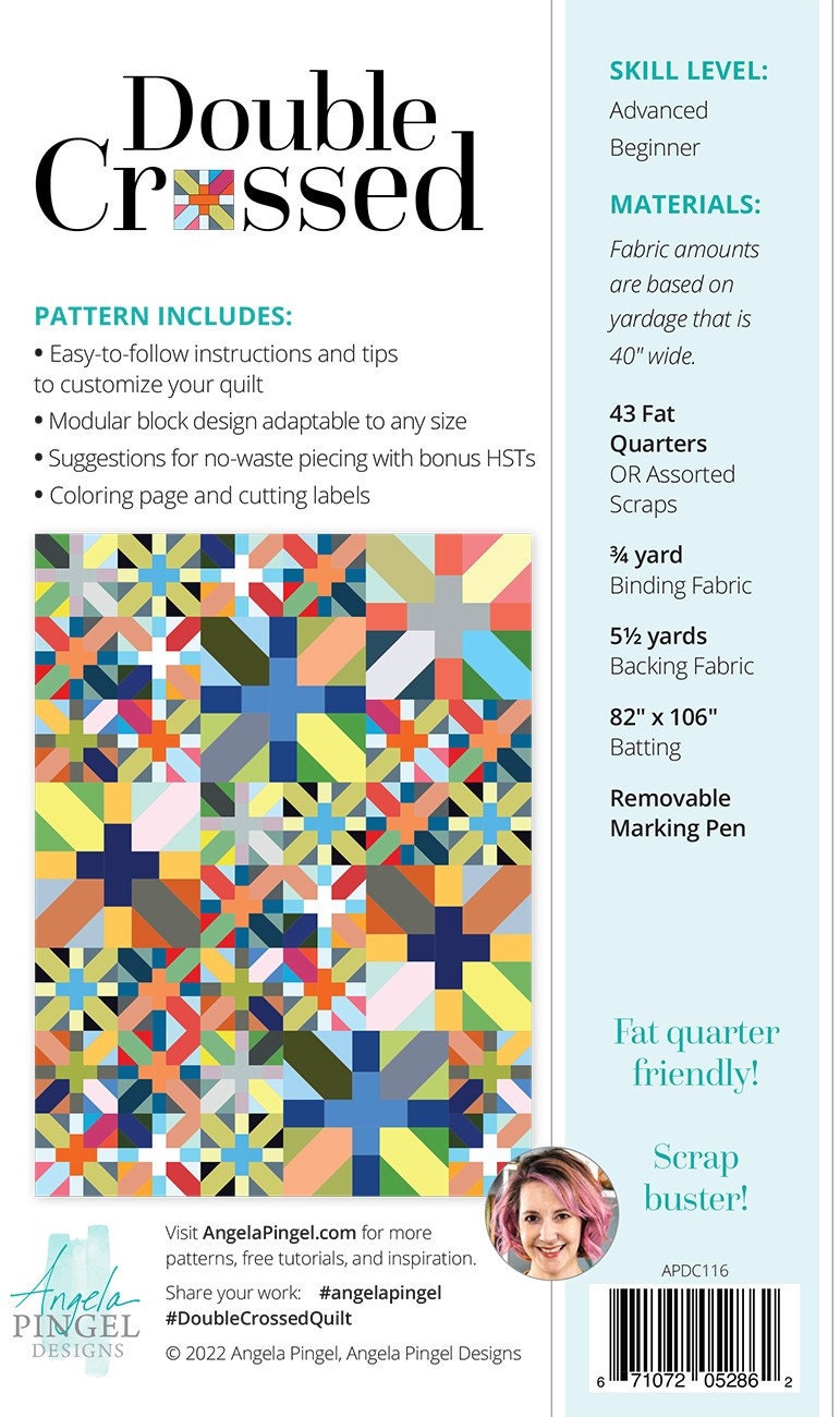 Double Crossed Quilt Pattern B Y Angel Pingel Designs - Etsy