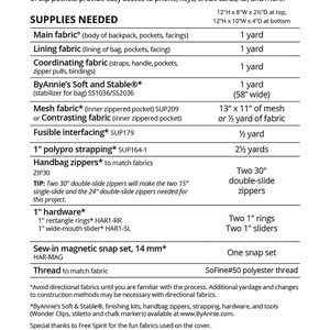 Back at Ya 2.1 Backpack Pattern Byannie.com - Etsy