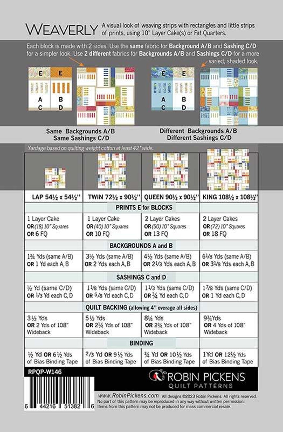 Weaverly Quilt Pattern From Robin Pickens Quilt Patterns - Etsy