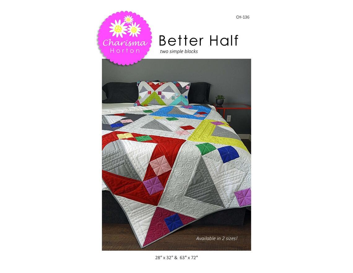 Better Half Quilt Pattern Designed by Charisma Horton - Etsy