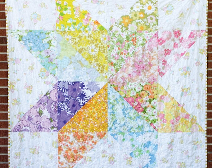 Giant Vintage Star Quilt Pattern by Jeni Baker - Etsy