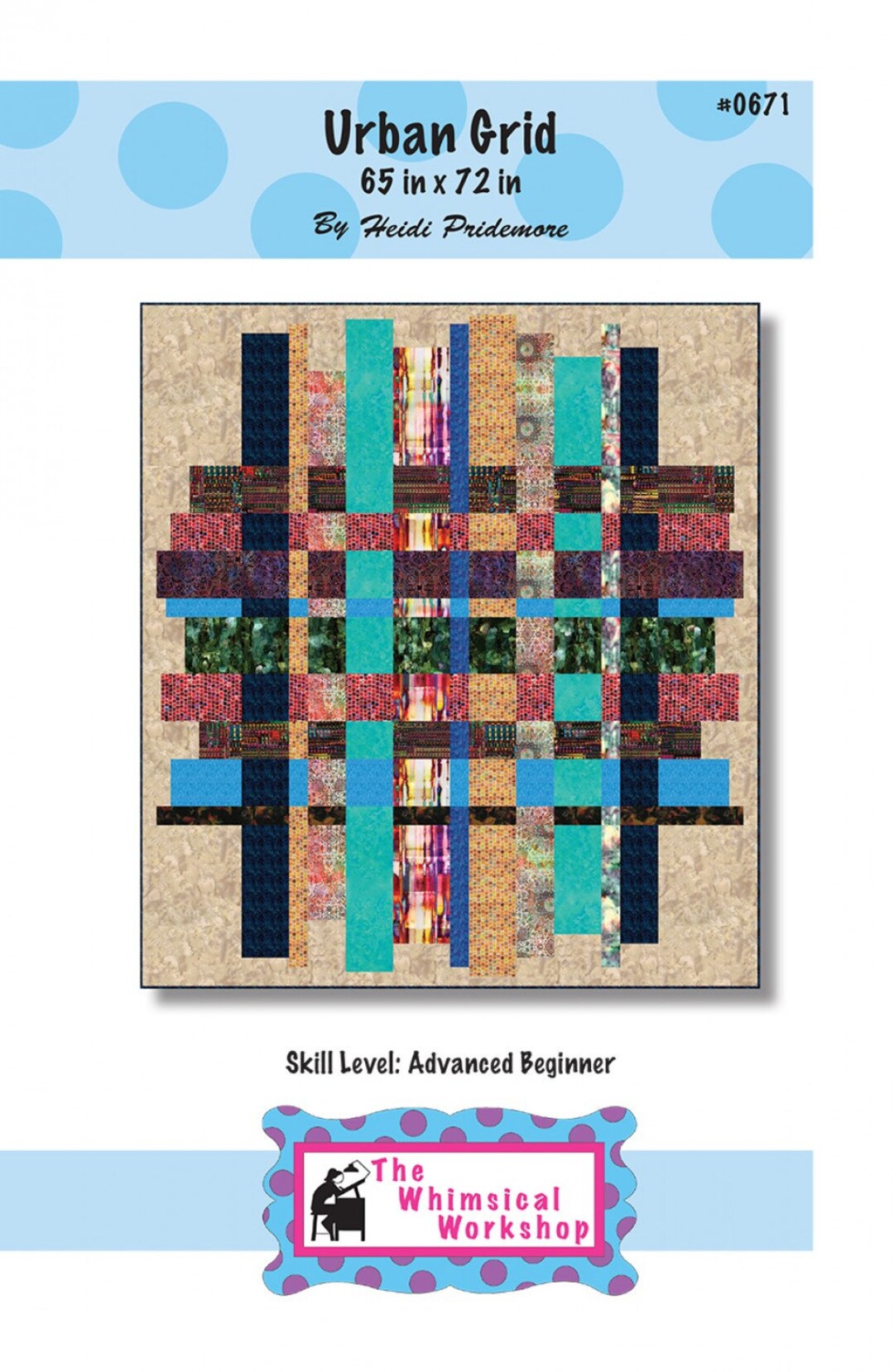 Urban Grid Quilt Pattern From the Whimsical Workshop - Etsy