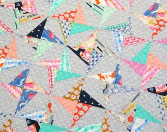Patchwork Quilt Kit Features Madison One Fabric Collection by - Etsy