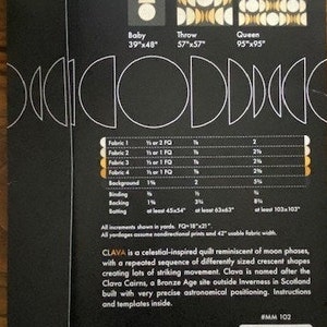 Clava Quilt Pattern From Miss Make - Etsy