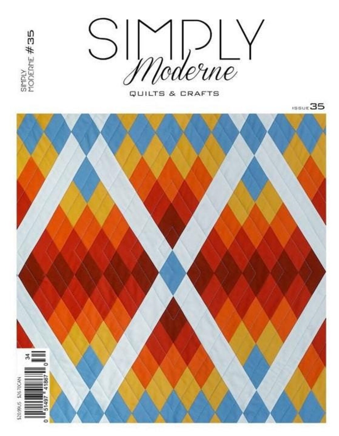 Simply Moderne Quilts & Crafts Magazine Issue 35 From Quiltmania - Etsy