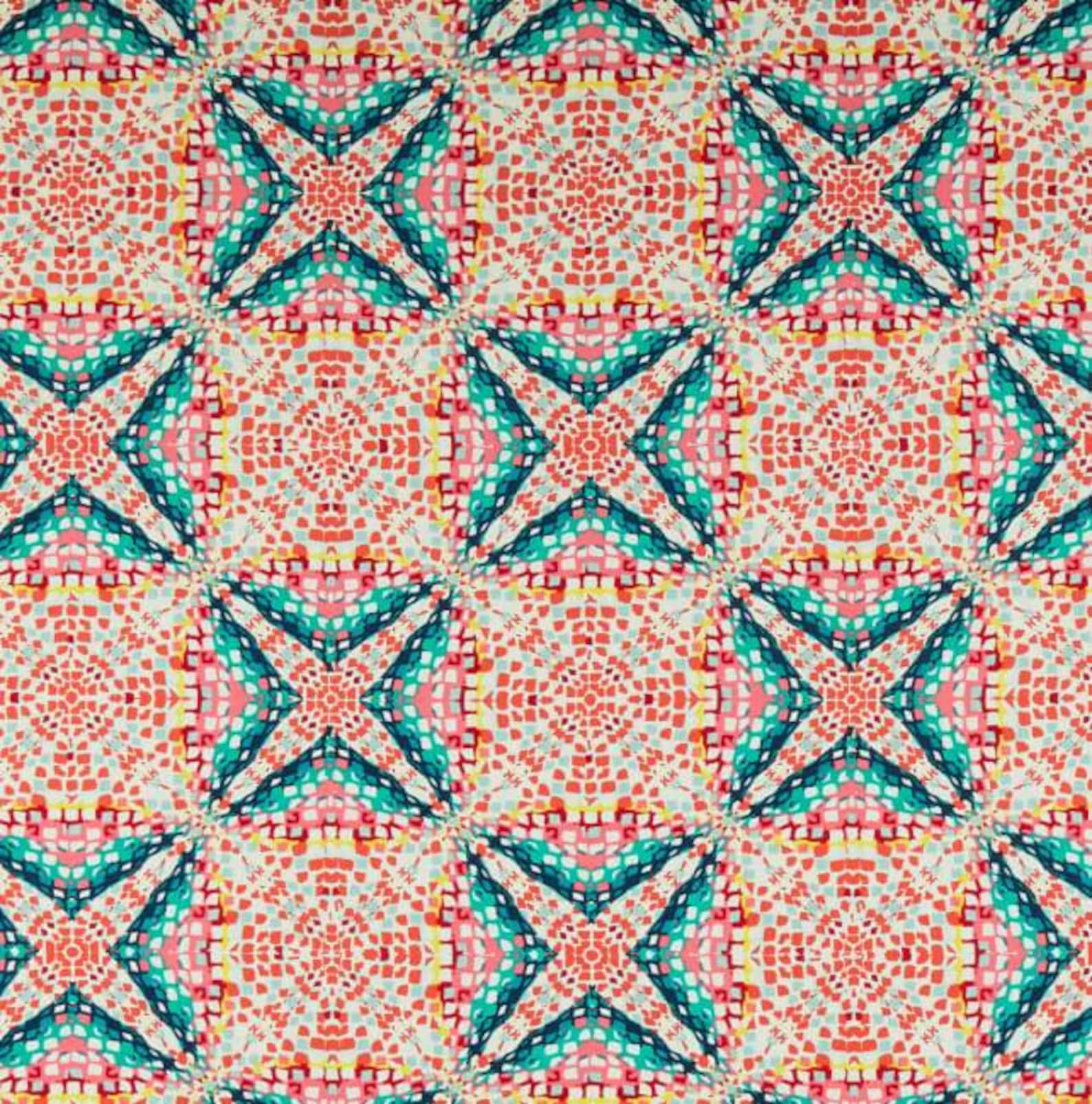 Kaleidoscope Poolside Fabric From Sun Kissed Line by Art Gallery - Etsy