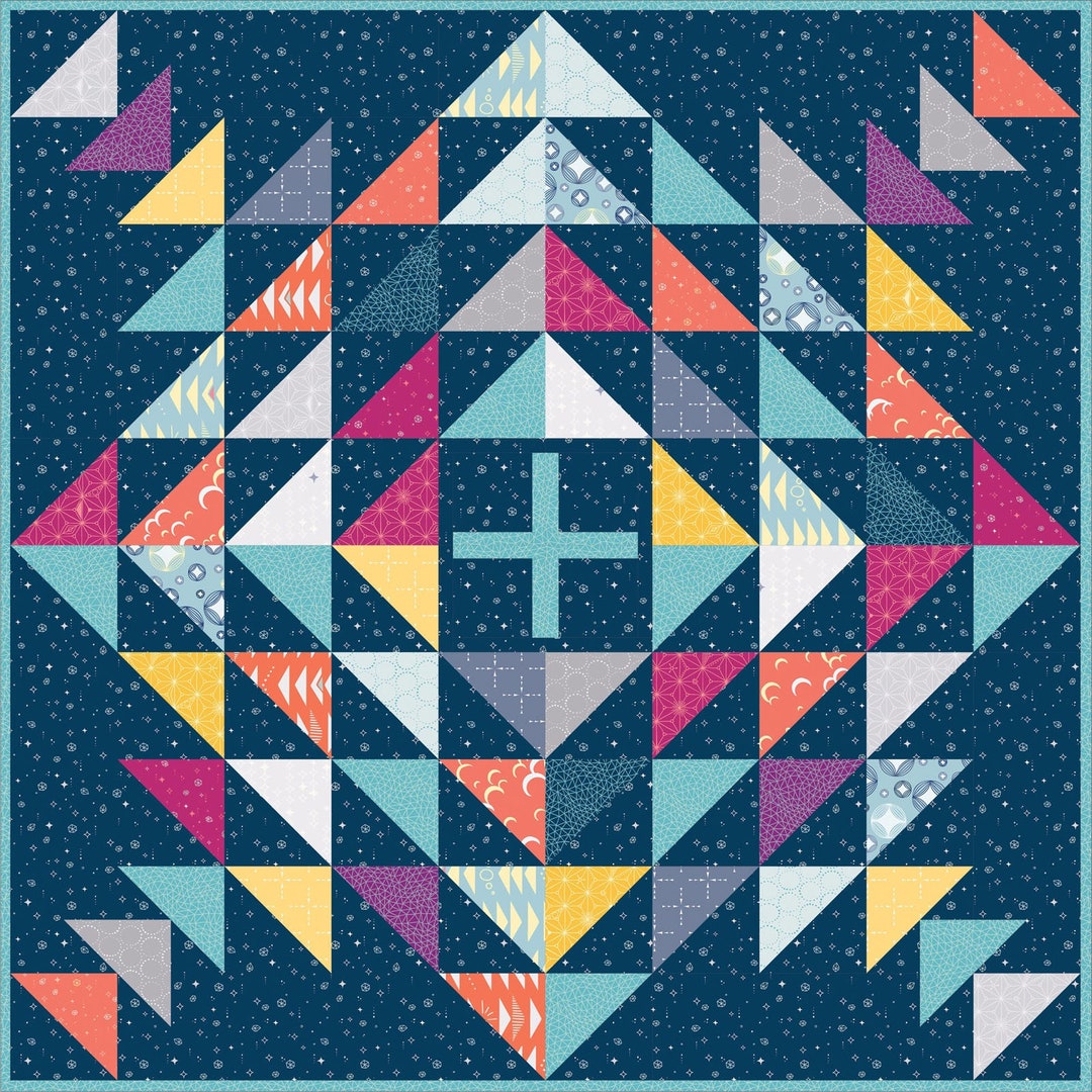 Moongate Splashdown Quilt Kit From Maywood Studios - Etsy