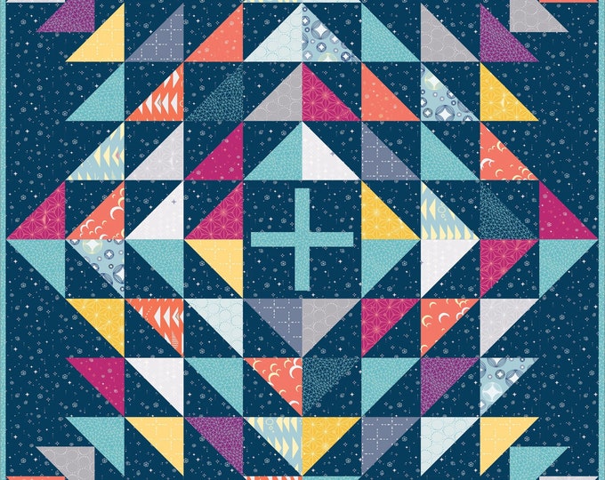 Aura Quilt Kit Includes Sky Fabric by Jennifer Sampou and Aura Pattern ...