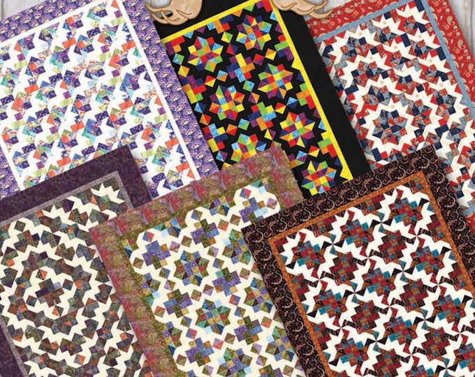 Mysterious Quilt Pattern by Doug Leko of Antler Quilt Design - Etsy