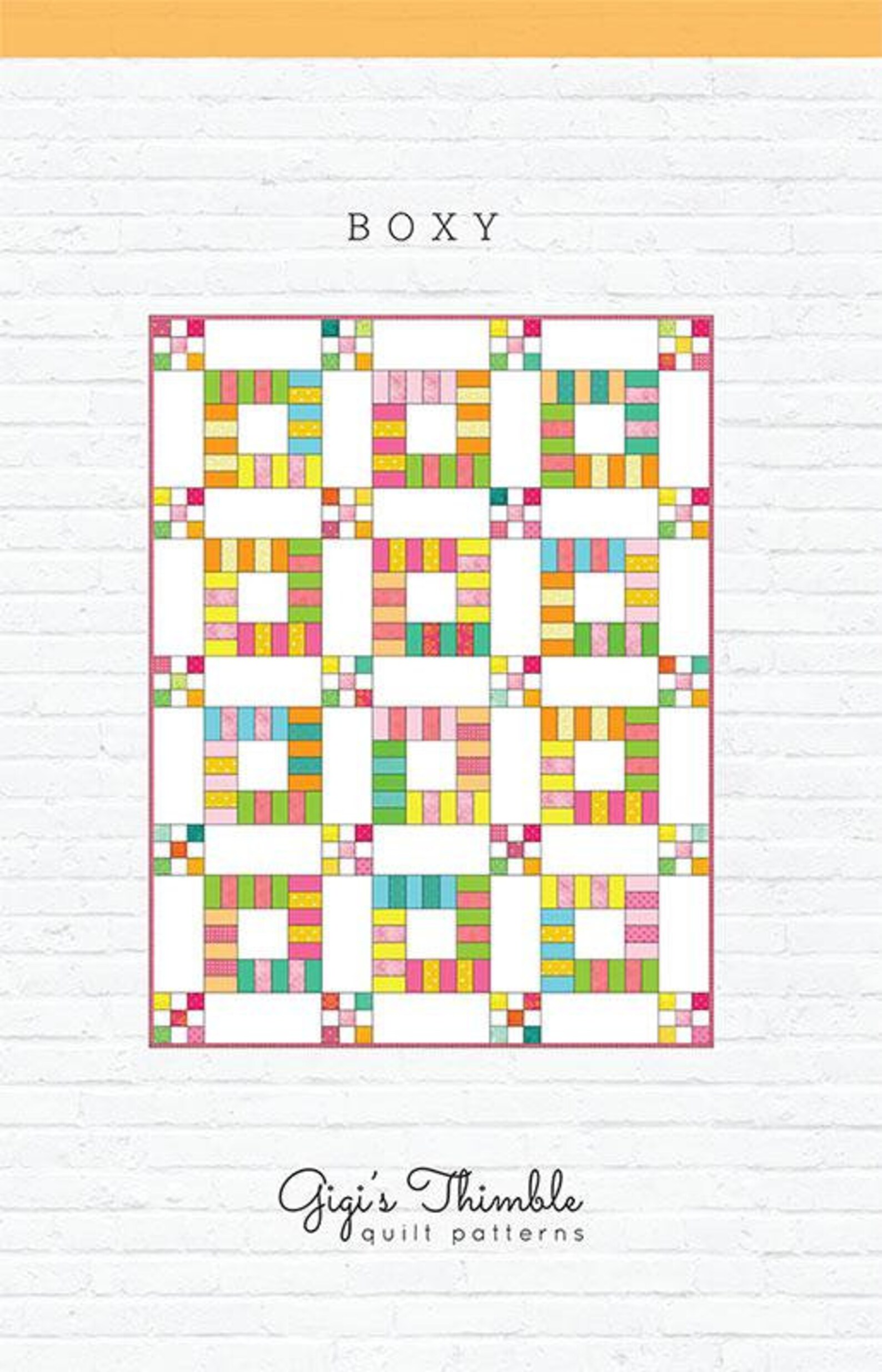 Boxy Quilt Pattern From Gigi's Thimble - Etsy