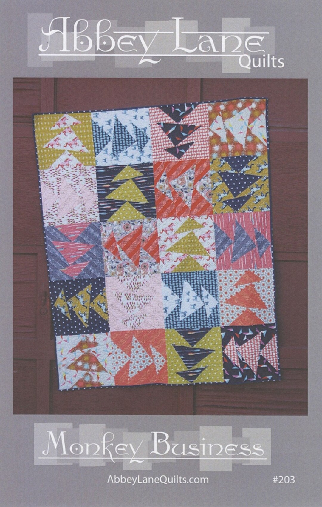 Monkey Business Quilt Pattern From Abbey Lane Quilts - Etsy