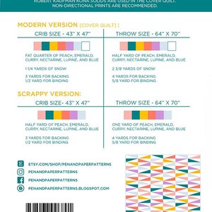 Mod Diamond Quilt Pattern From Pen Paper Patterns - Etsy