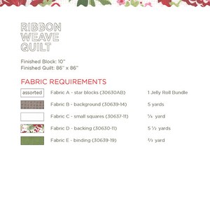 Ribbon Weave Quilt Pattern Designed by Audrey Tanke for Basicgrey - Etsy