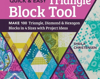 Quick & Easy Triangle Block Tool Book by Sheila Christensen - Etsy
