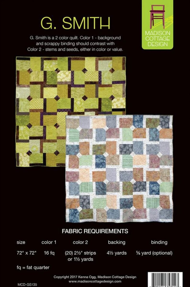 G. Smith Quilt Pattern From Madison Cottage Design | Etsy