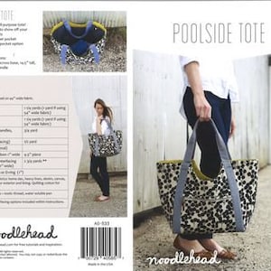 Poolside Tote Pattern From Noodlehead - Etsy